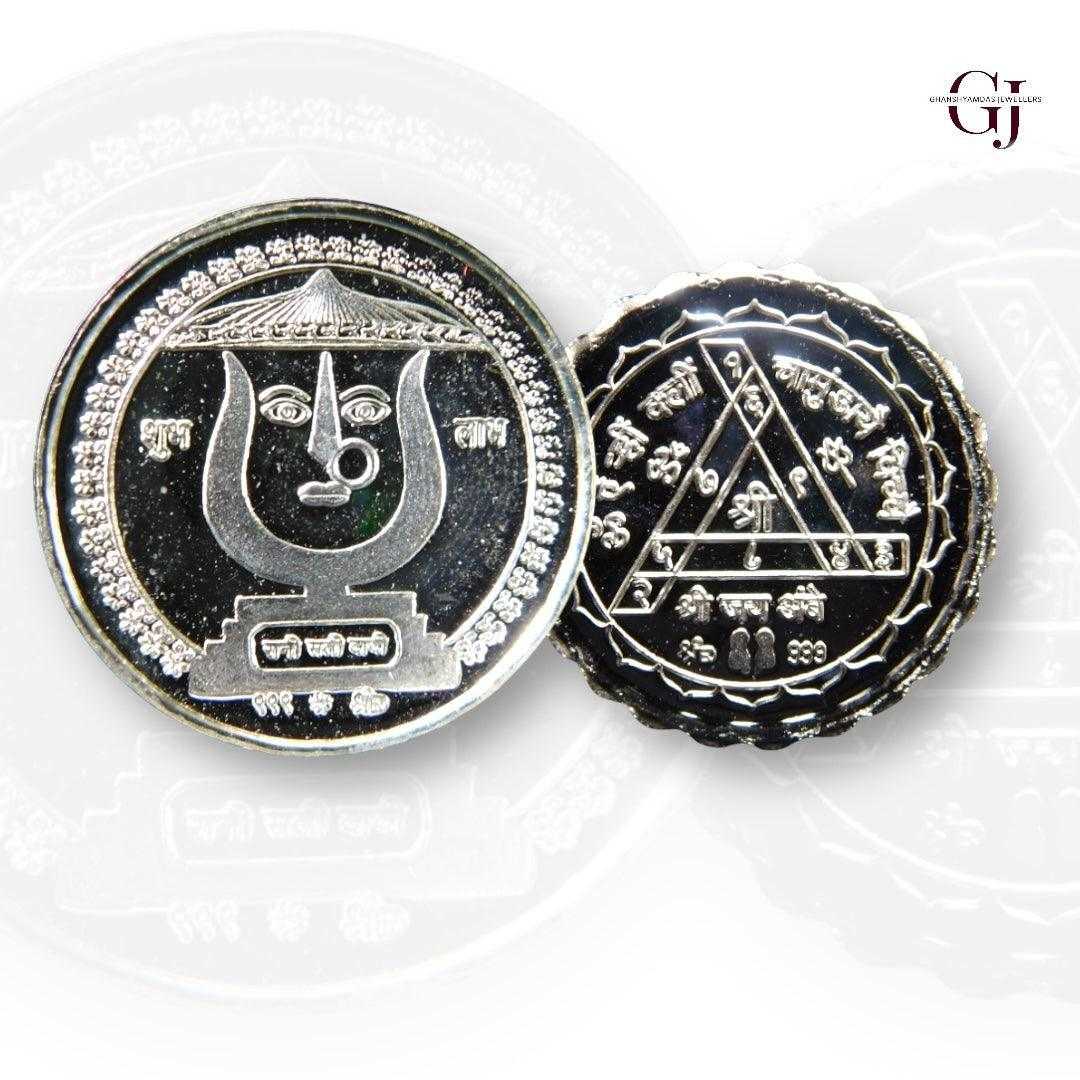 Goddess Rani Sati Dadi 3D Silver Coin 24KT Purity 999 Round Shape ...